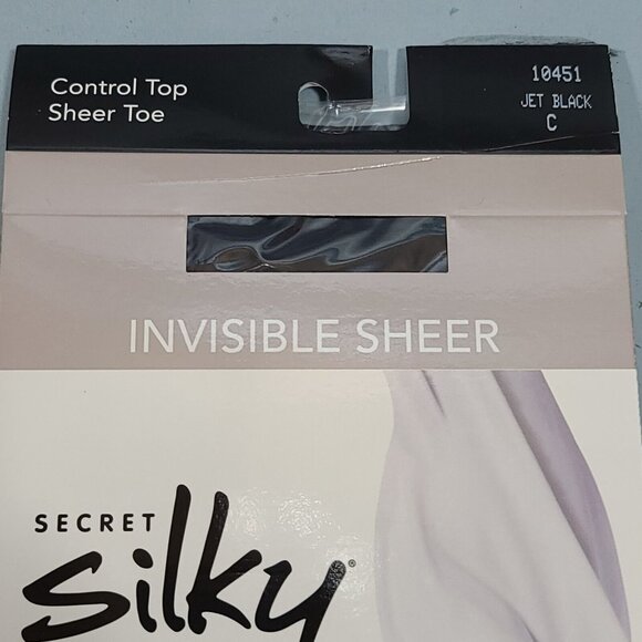 Peds | Accessories | Secret Silky By Peds Control Top Pantyhose Jet ...
